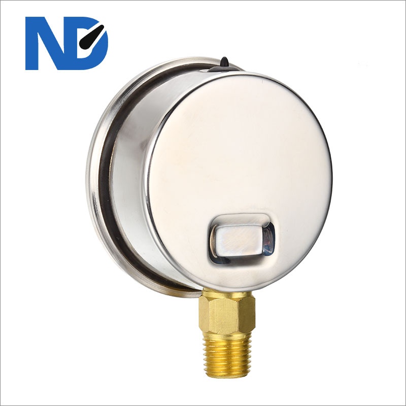 Liquid filled pressure gauge